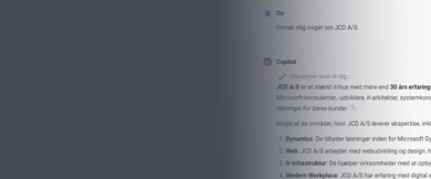 Microsoft Copilot - AI til din virksomhed | JCD A/S